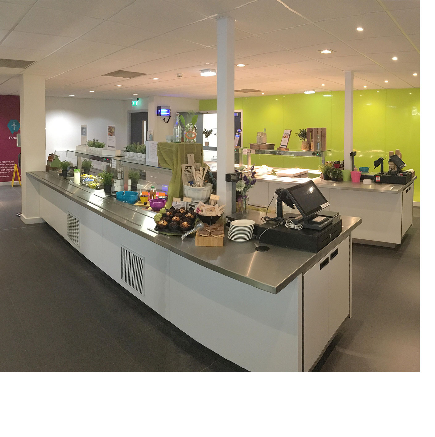 Siemens’ busy canteen